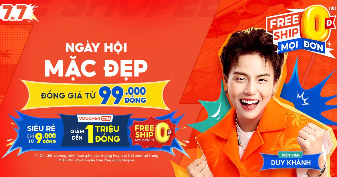 Shopee 7.7 – Siêu Sale Hè, Lễ Hội FreeShip, X7 Ưu Đãi - VoucherSan ...
